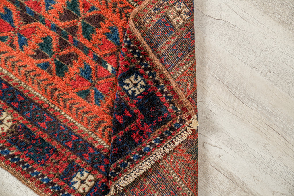 Antique tribal Baloch Rug 3' x 1'9" – Shopvintagerugs